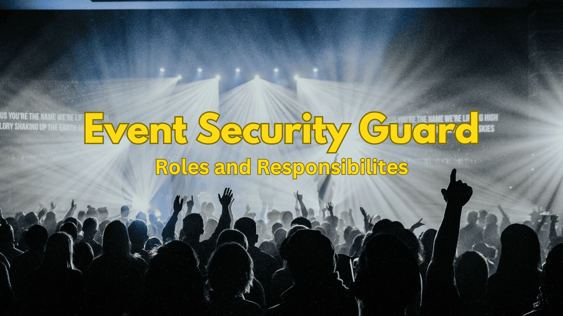 What Does an Event Security Guard Do?