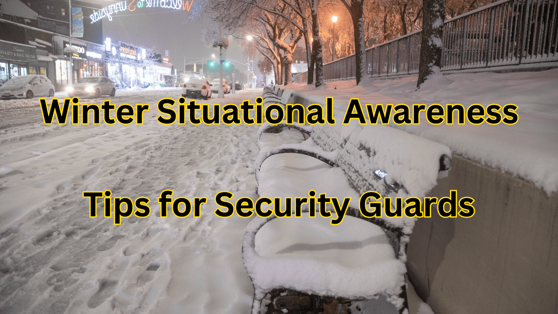 Winter Situational Awareness For Security Personnel